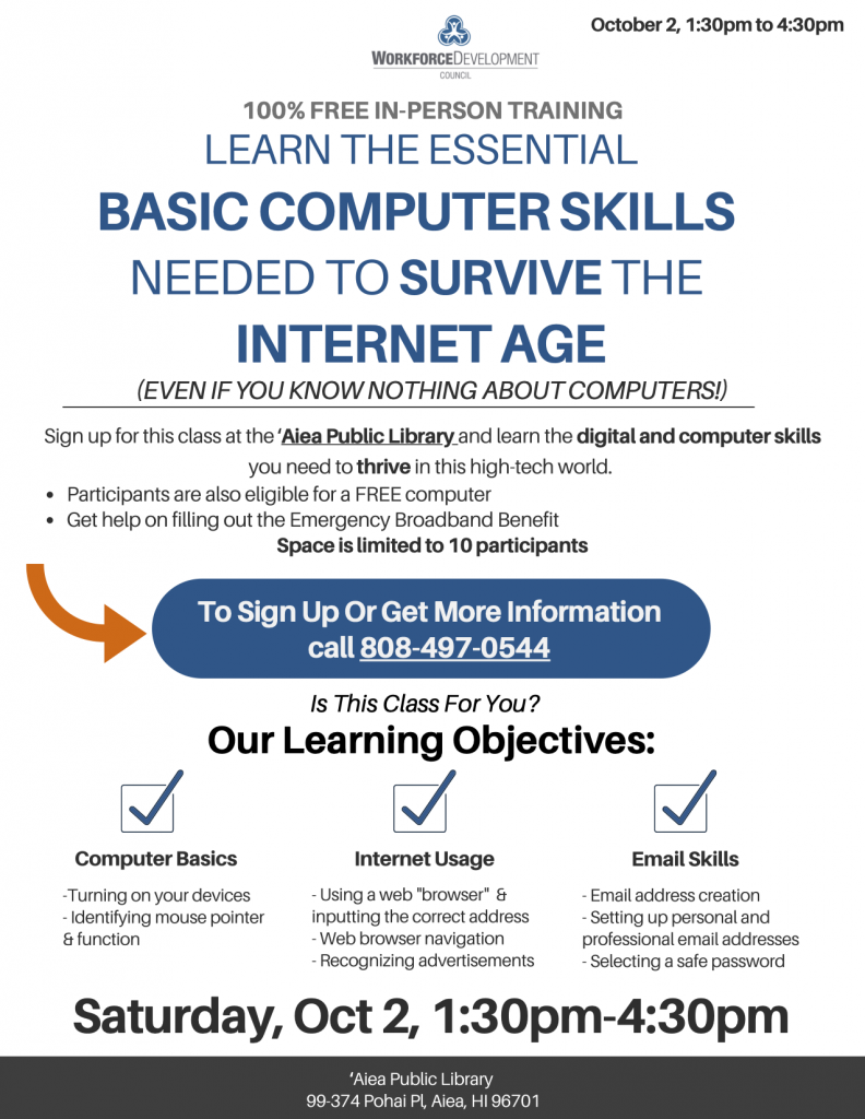 DAGS – Hawaiʻi Broadband Office | Digital Inclusion Week 2021